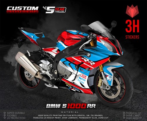 Custom Graphics for BMW S1000RR Decal Sticker full kit 2015 2016 2017 ...