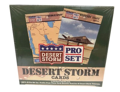 Desert Storm Pro Set 1991 Military Trading Cards VINTAGE NEW SEALED | eBay