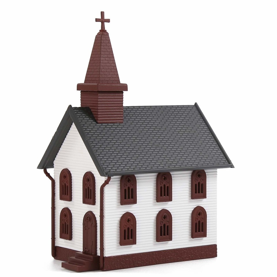 Evemodel Model Railway N Scale Model Church Kit for Building Diorama | eBay