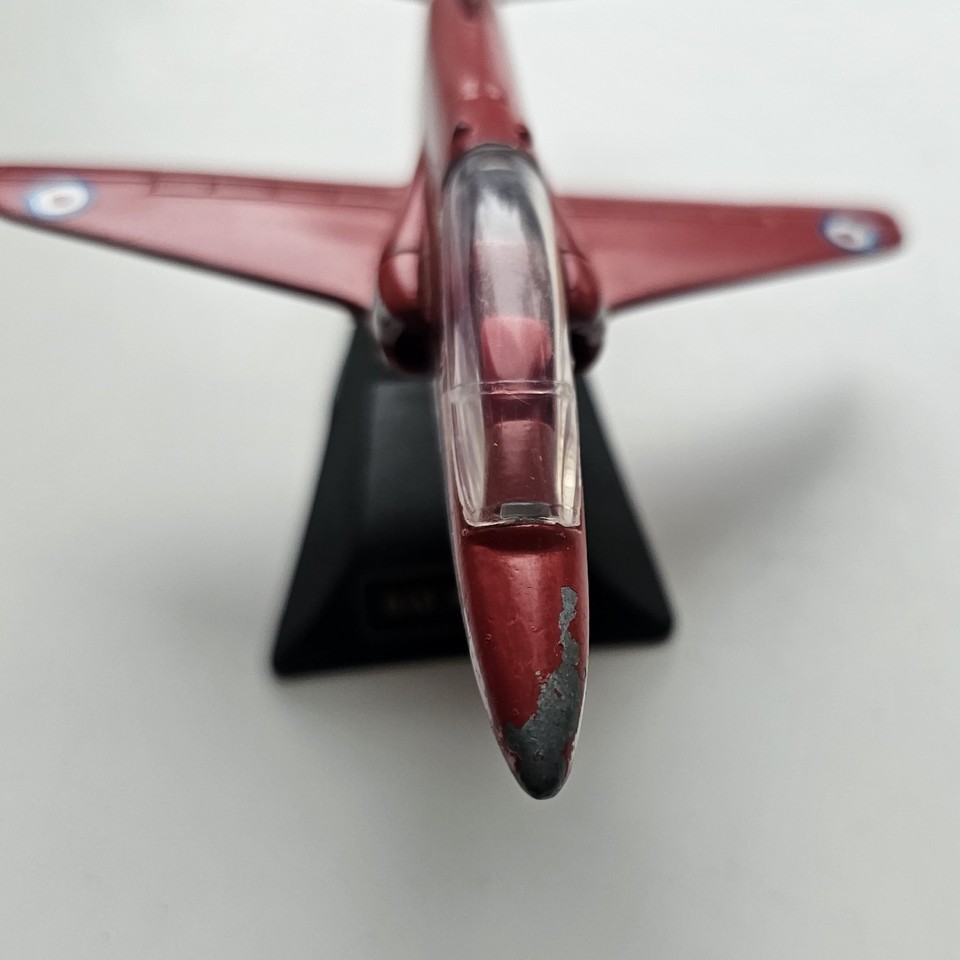 Diecast Red Arrow Hawk Model Aircraft With Display Stand | eBay UK