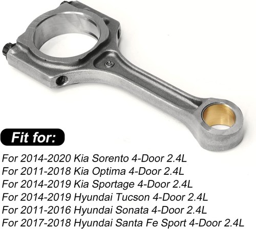 1x Engine Connecting Rod G4KJ 23510-2G540 For Kia Hyundai 2011-2020 2 ...