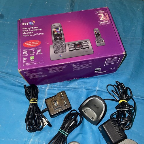 2x BT Hudson 1500 Plus Home Phone & Answering Machine | eBay UK