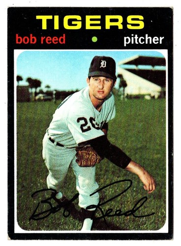 Bob Reed 1971 Topps # 732 Detroit Tigers) (vg+) C | eBay