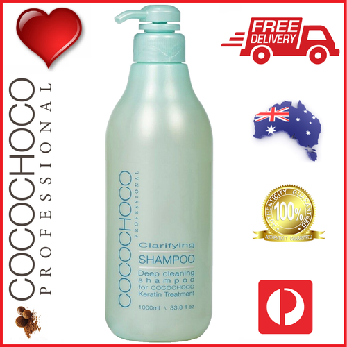 COCOCHOCO Pro CLARIFYING SHAMPOO 1000ml 1L Golden Keratin Salon ...