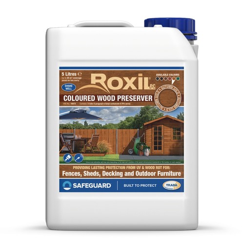 Roxil Wood Stain Preserver - 5 Years Wood Protection for Indoor ...