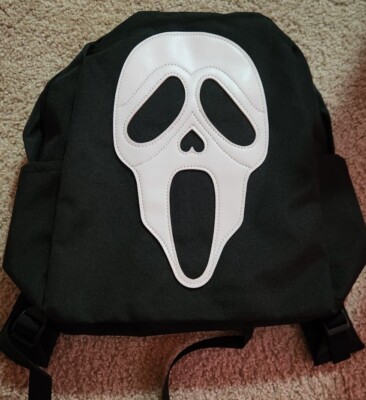 Scream Ghostface Small Black Backpack Brand New Horror Movie Halloween ...