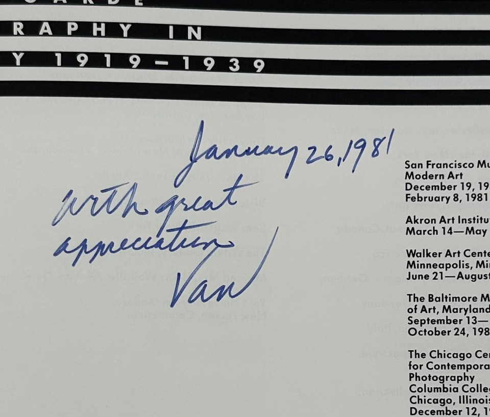 Avant-Garde Photography in Germany 1919-1939 Van Deren Coke SIGNED COPY ...