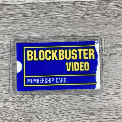 Vintage Blockbuster Video Laminated Membership Card Greensburg PA | eBay