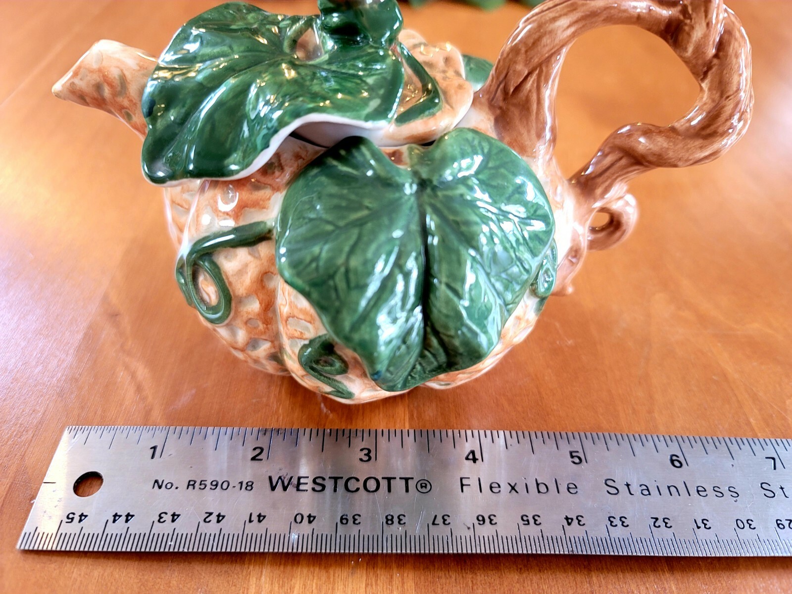 Jay Willfred*Andrea of Sadek*Teapot* Cantaloupe *Ceramic*Whimsical | eBay