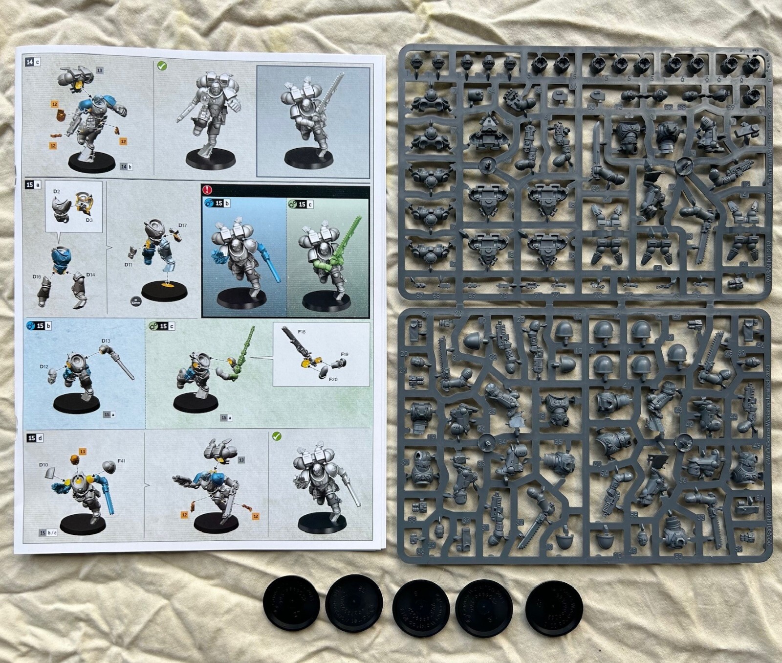 40k Space Marine Primaris Jump Pack Squad (x5) NOS Free Ship | eBay