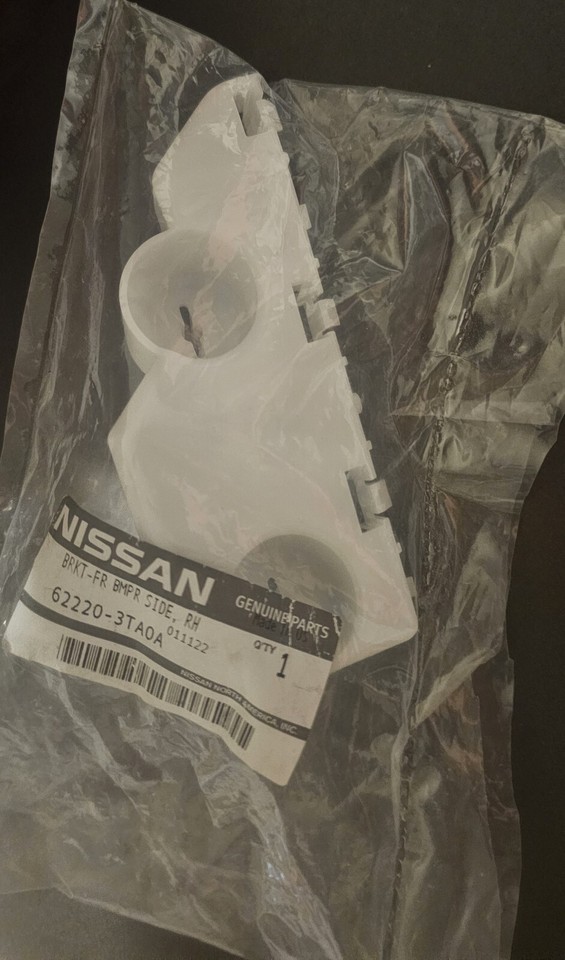 OEM Front Bumper Bracket 62220-3TA0A Right Pass. Side 13-16 Nissan ...
