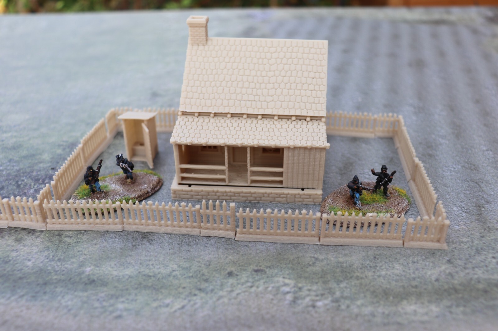 Meade's HQ Gettysburg Leister Farmhouse American Civil War 20mm 1/76 1/ ...