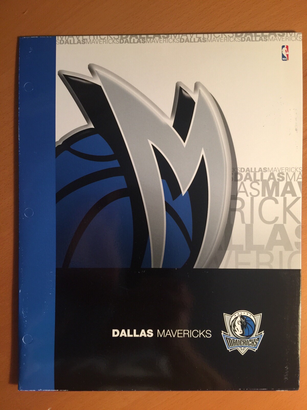 (3) NBA Dallas Mavericks School Folders Portfolio Notebook Paper Folder ...