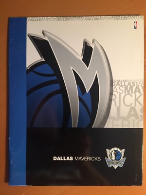 (3) NBA Dallas Mavericks School Folders Portfolio Notebook Paper Folder ...
