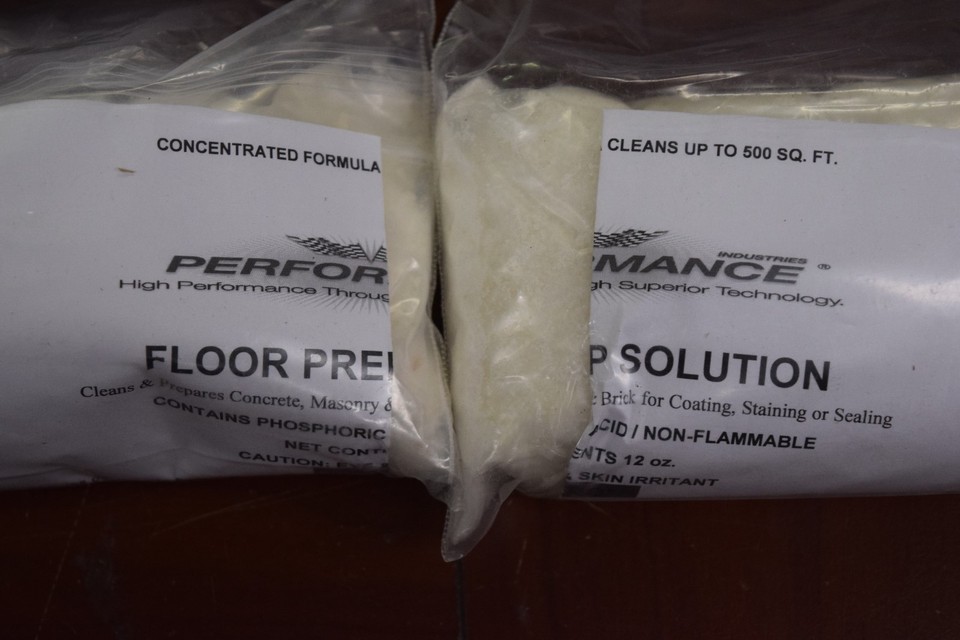 Performance Floor Prep Solution (12 oz) 8 bags w/instructions | eBay