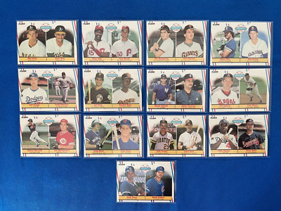 1988 Fleer Baseball Major League Prospects Complete 13 Card Set Grace ...