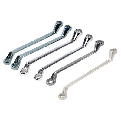 Offset Ring Spanners & Set 6mm - 32mm Metric CRV Steel Double End Deep ...