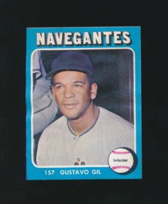 1976-77 Venezuelan League "Sticker" -#157 GUSTAVO "GUS" GIL (Navegantes ...