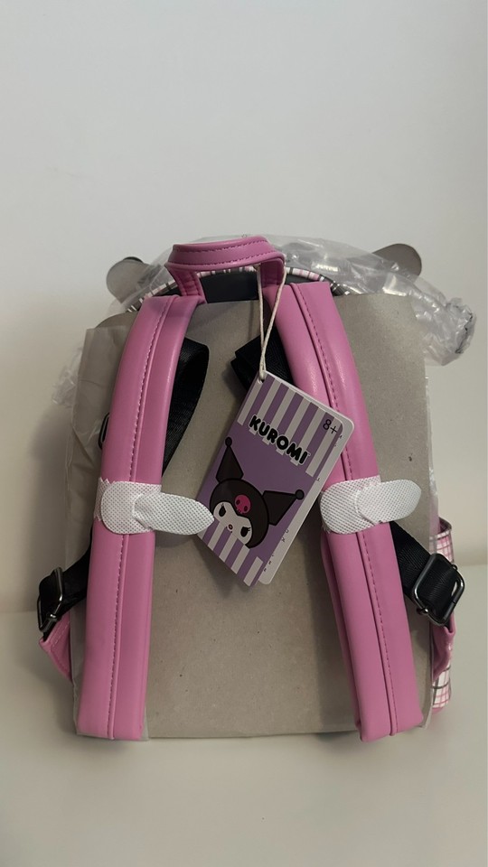 LoungeFly Sanrio Kuromi Flames and Plaid Mini-Backpack - EE Exclusive ...