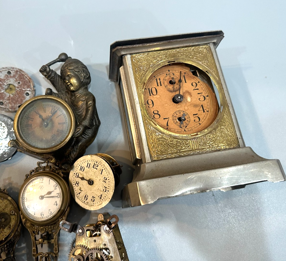 Lot Of Antique/Vintage Clock Parts | eBay
