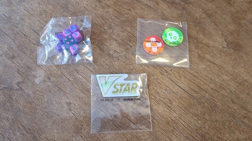 Pokemon TCG VSTAR Token, Status Effect Tokens, and Damage Counter Dice ...
