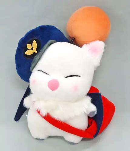 Final Fantasy XIV Letter Moogle Plush Toy Red Mailbag Openable E-Store ...