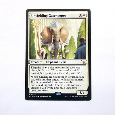 Unyielding Gatekeeper 35 - MTG - Murders at Karlov Manor - NM | eBay