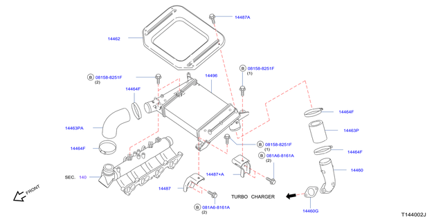 Genuine Nissan Exhaust Turbo Stud 14416-5x00a for sale online | eBay