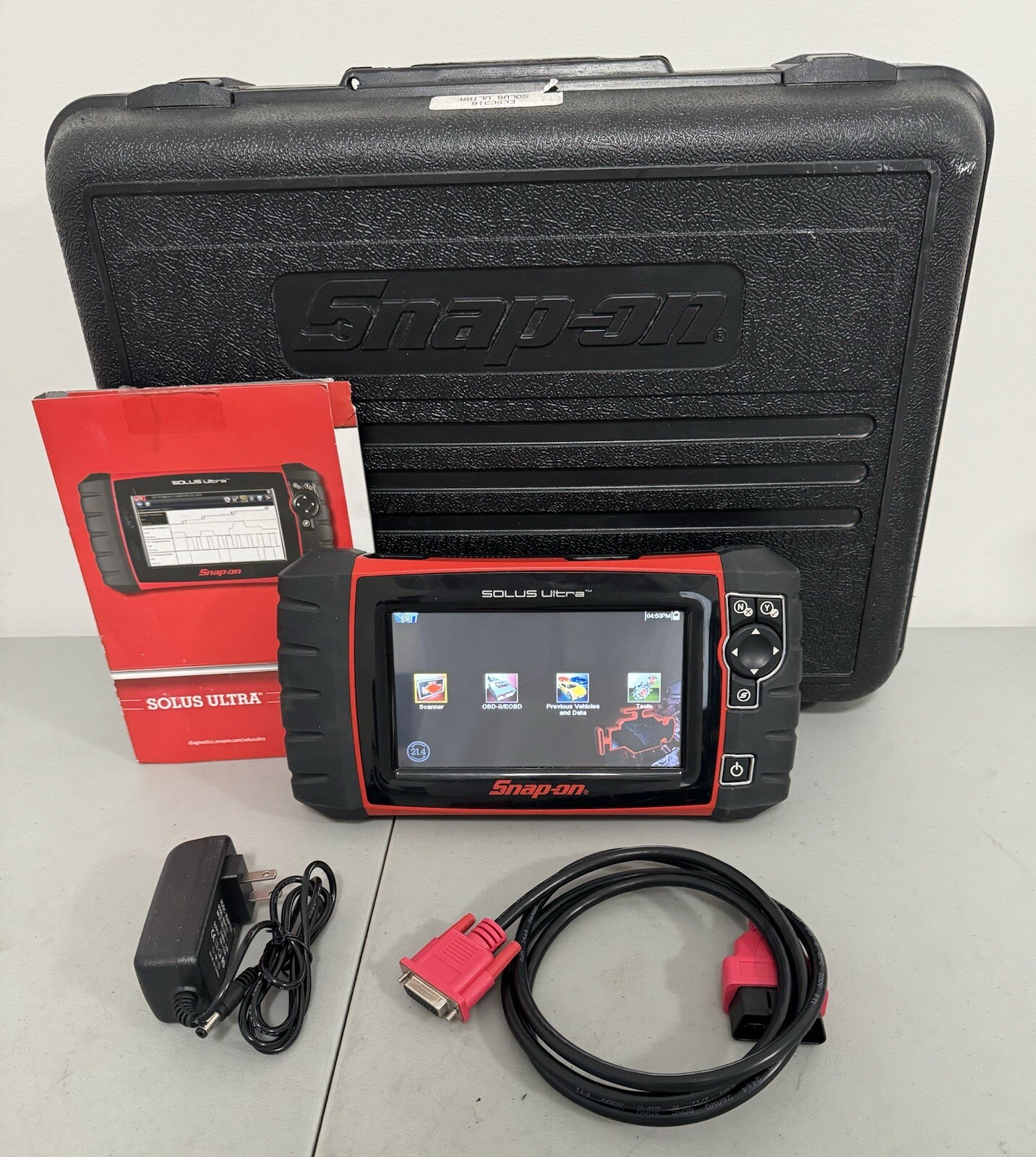 SNAP ON SOLUS ULTRA 21.4 DIAGNOSTIC SCANNER TOUCH FULL FUNCTION 1980's ...