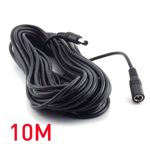 DC Power Extension Cable 5.5mm x 2.1mm for CCTV Camera/ Led Light/ DVR ...