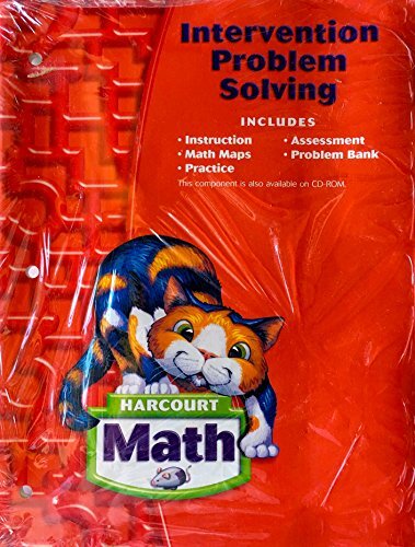 MATH, GRADE 2 INTERVENTION PROBLEM SOLVING WORKBOOK: By Harcourt School ...