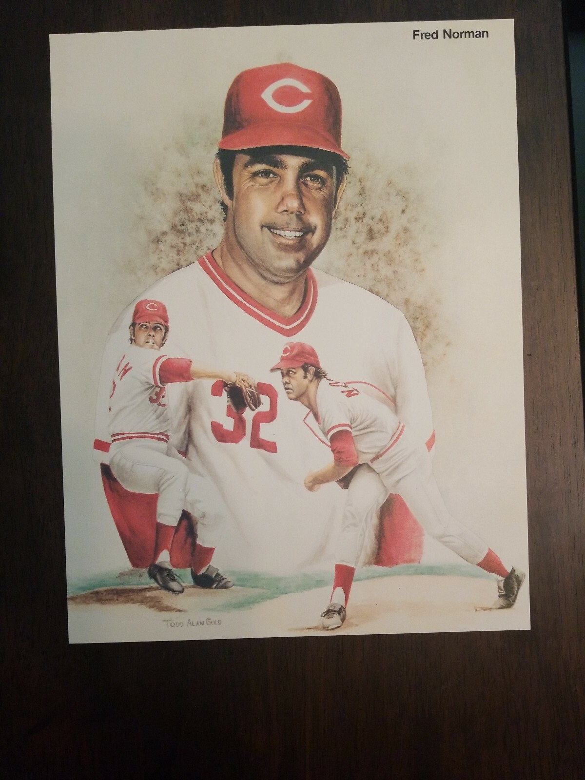 Cincinnati Reds All-Time Stars Portrait Pack - Todd Alan Gold - 9x12 10 ...