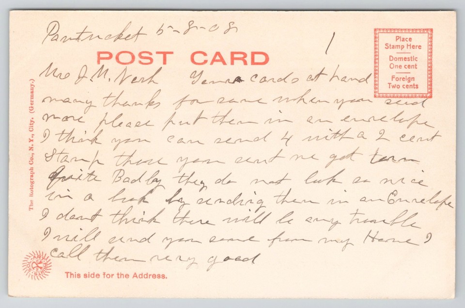 Postcard Old Slater Mill Pawtucket Rhode Island The Rotograph Co. ca ...