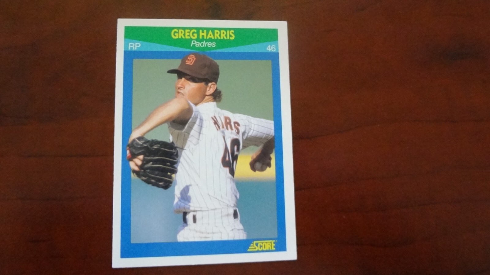 1990 SCORE # 24 RISING STAR GREG HARRIS BASEBALL CARD | eBay