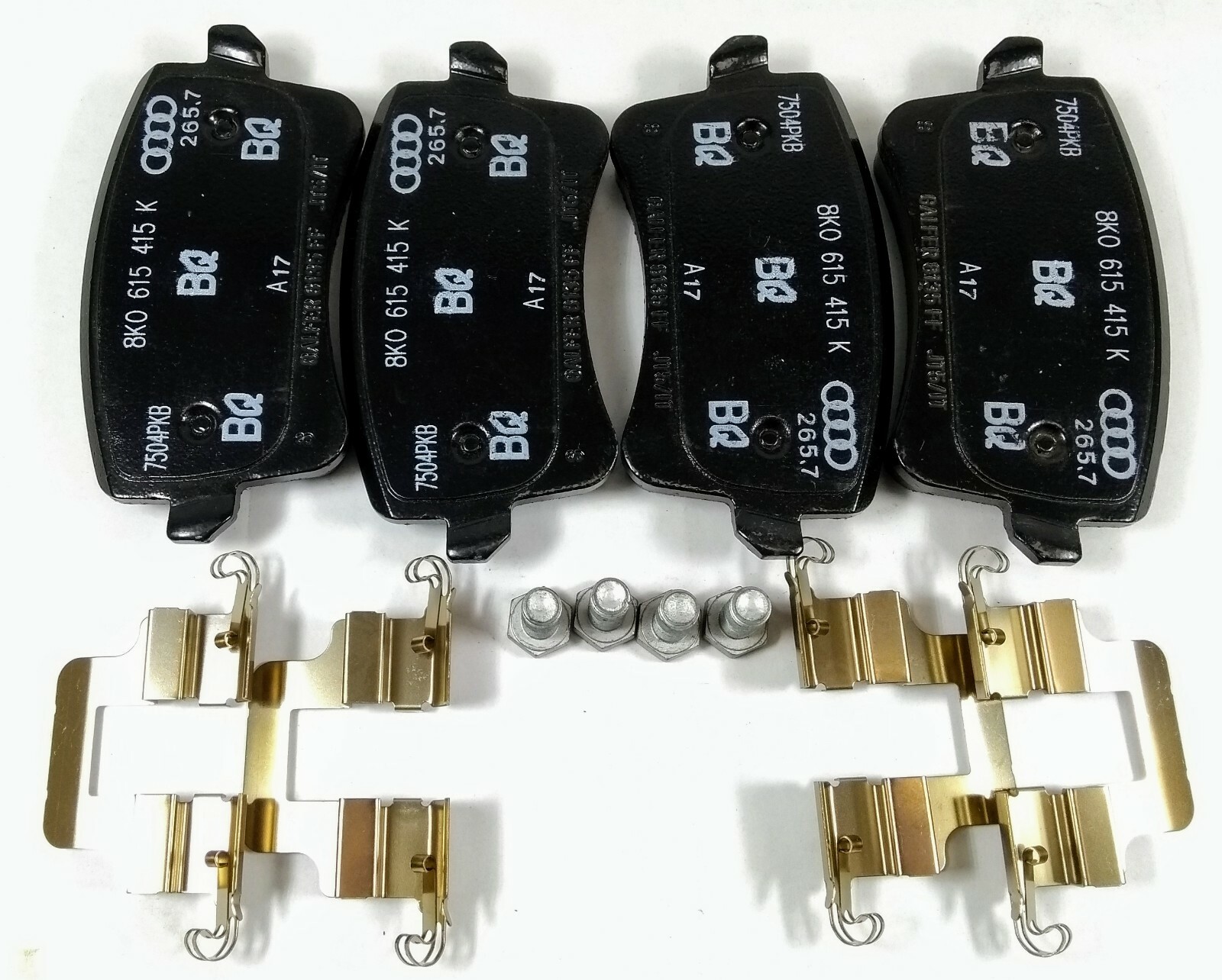 AUDI REAR BRAKE PADS SET FOR 300MM DISCS A4 A5 Q5 GENUINE PART ...