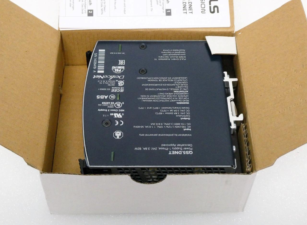 PULS Qs5.dnet DeviceNet Power Supply 24v DC 3.8a 91w Qty for sale ...