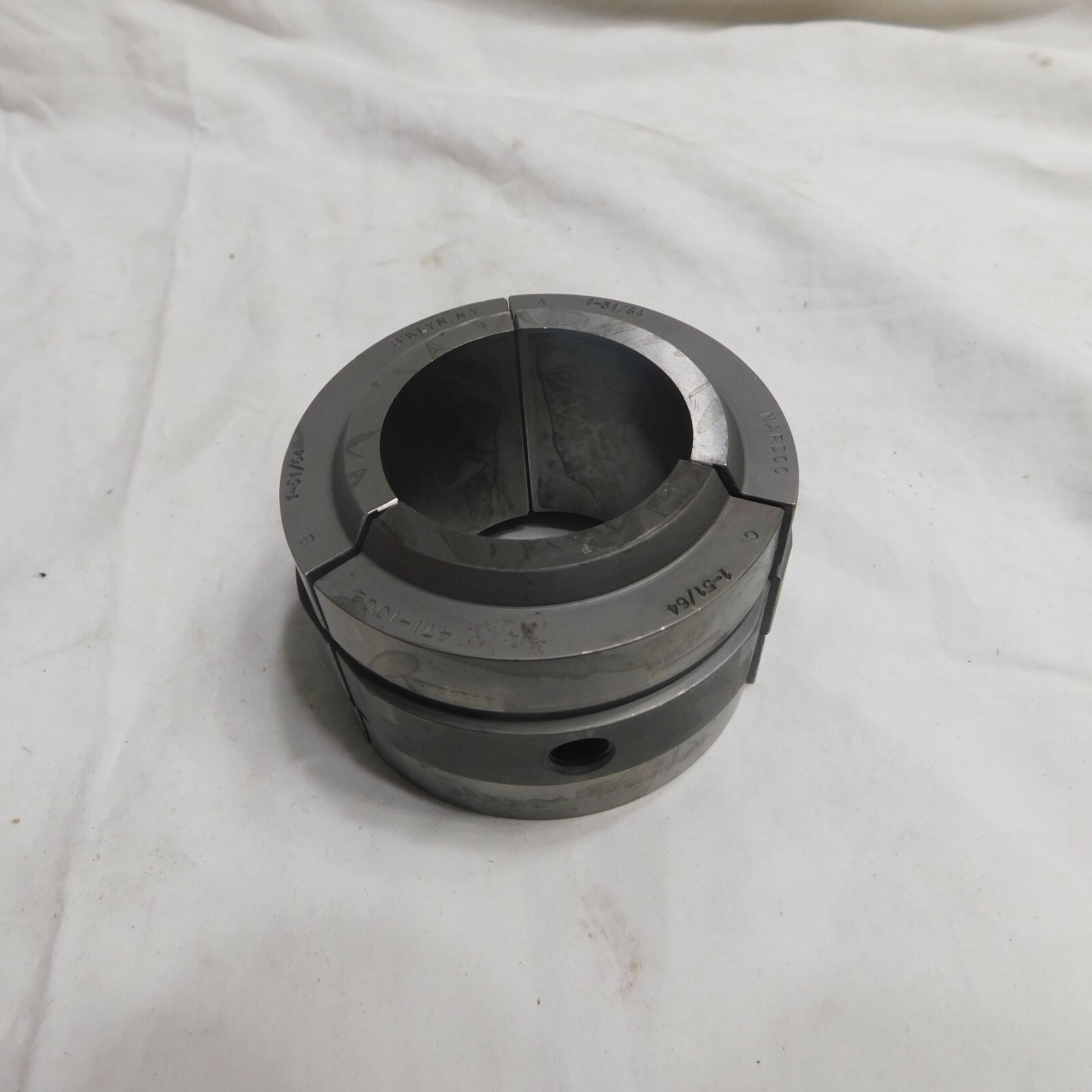 Nardco 1-51/64" Round Smooth Collet Pad Jaws 471-1002 | eBay