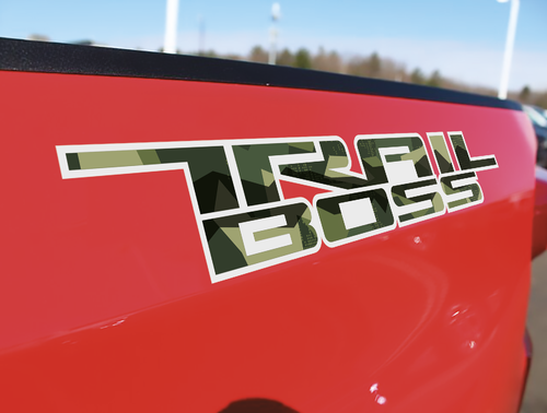 GMC SILVERADO TRAILBOSS STICKER Z71 OFF ROAD 4X4 CHEVY TRUCK TRAIL BOSS ...