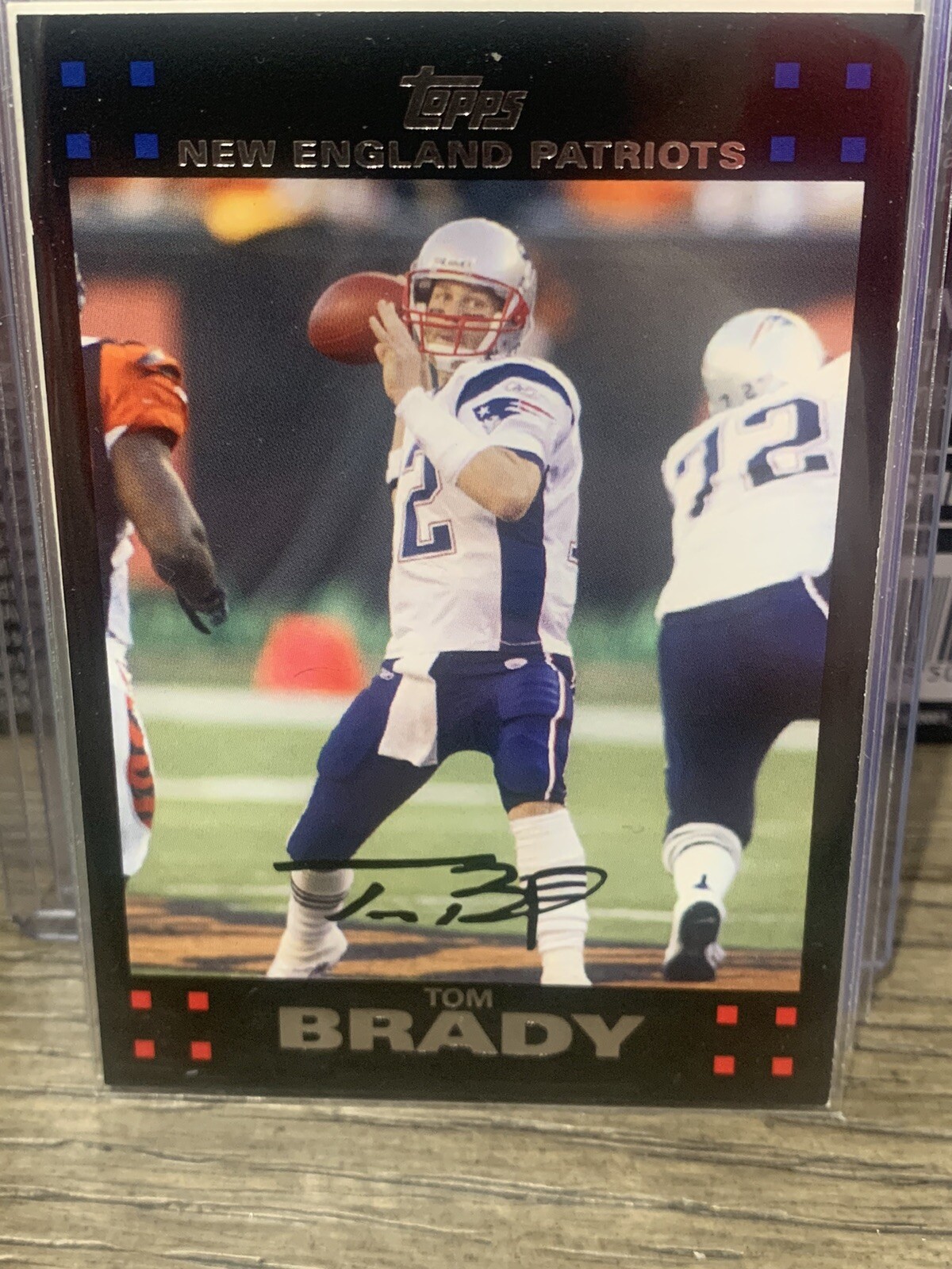 Tom Brady Football Card Set Of 6(Topps And Panini) Contains Rare Tom ...