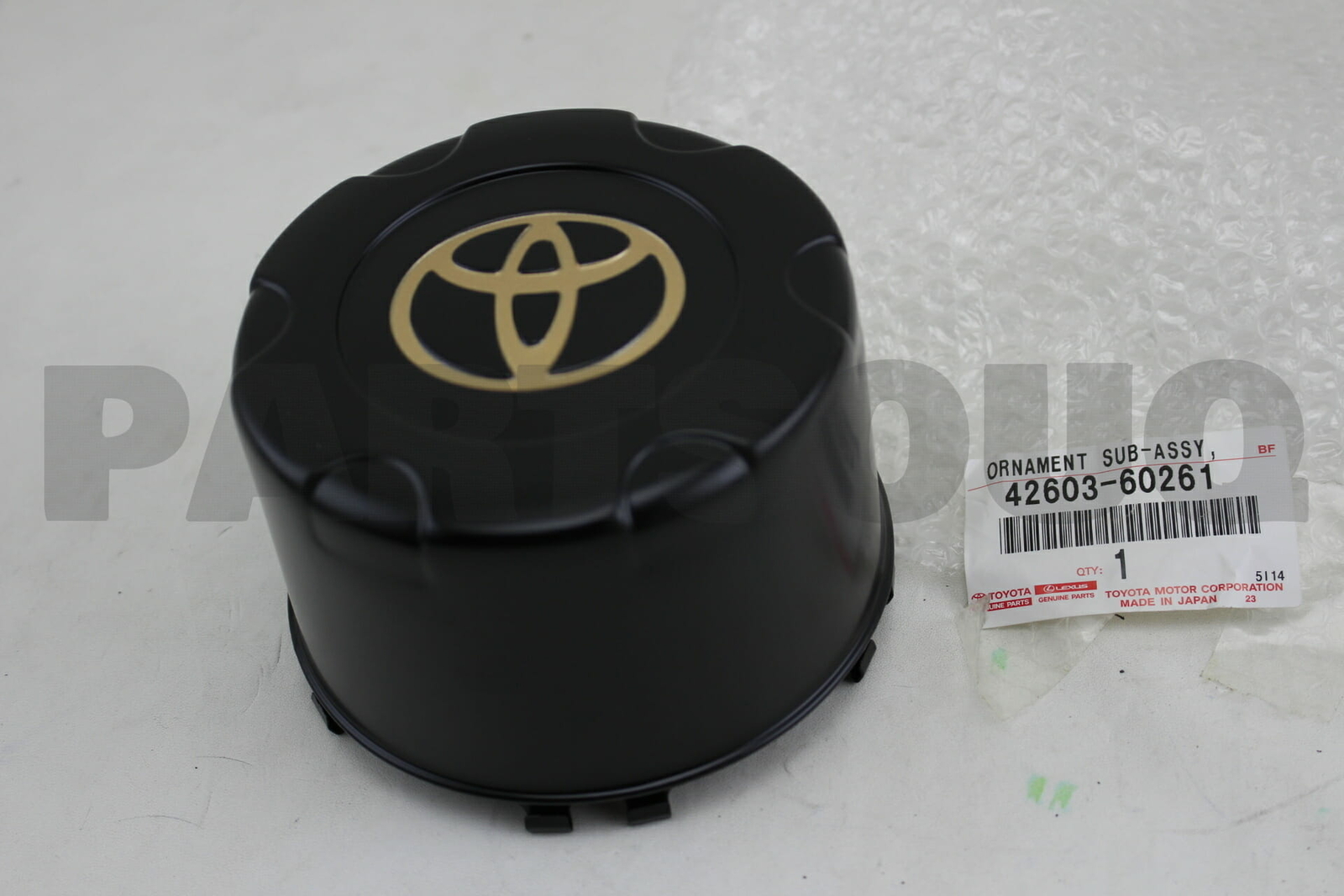 4260360261 Genuine Toyota ORNAMENT SUB-ASSY, WHEEL HUB(FOR FRONT) 42603 ...