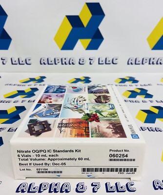 DIONEX Nitrate OQ/PQ IC Standards Kit 6 Vials - 10 mL each / 060254 | eBay