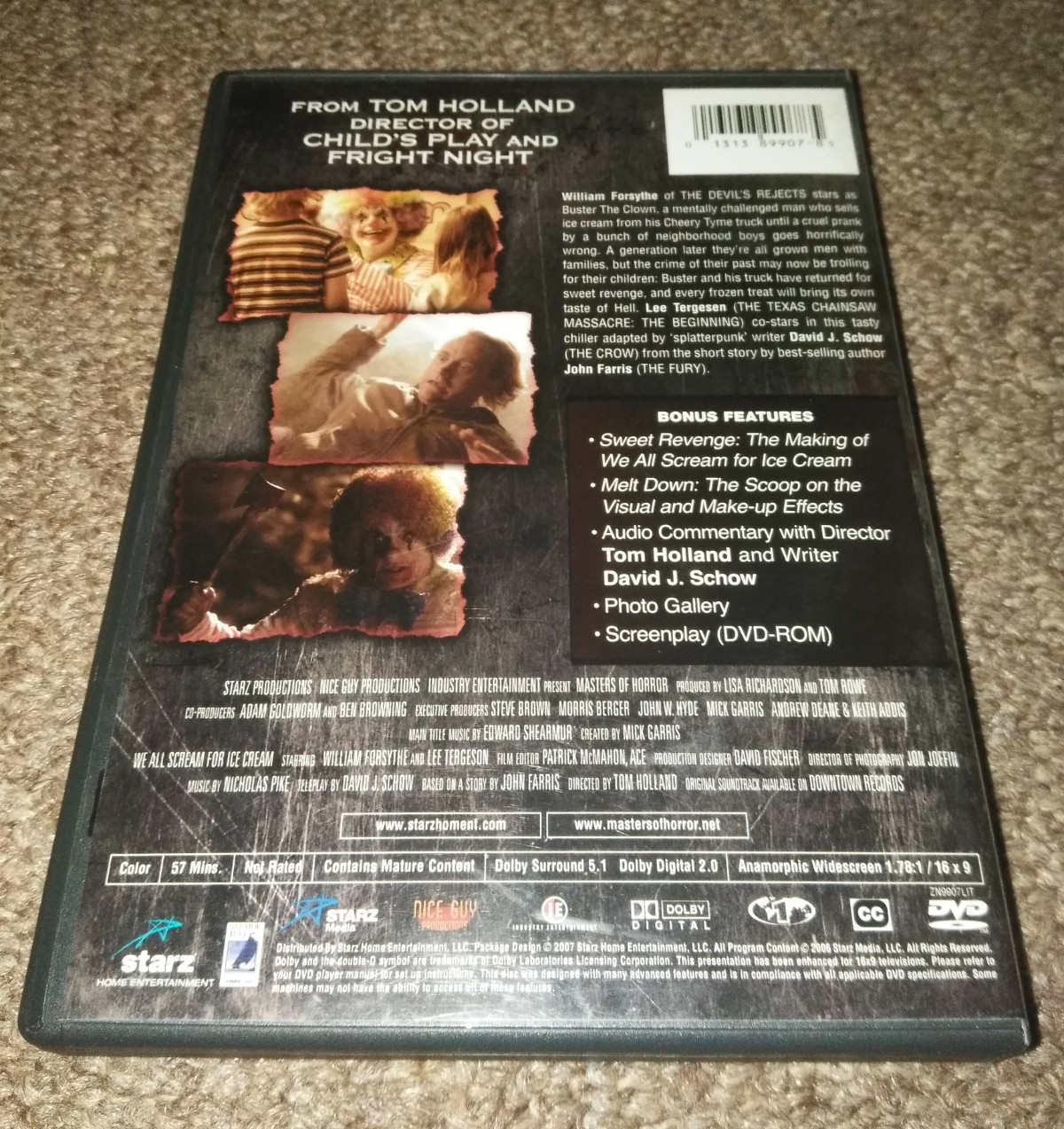 Masters of Horror - We All Scream for Ice Cream DVD *RARE oop HORROR ...