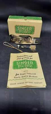 Vintage Singer Buttonhole Attachment 121795 For Lock Stitch, 1940's USA ...