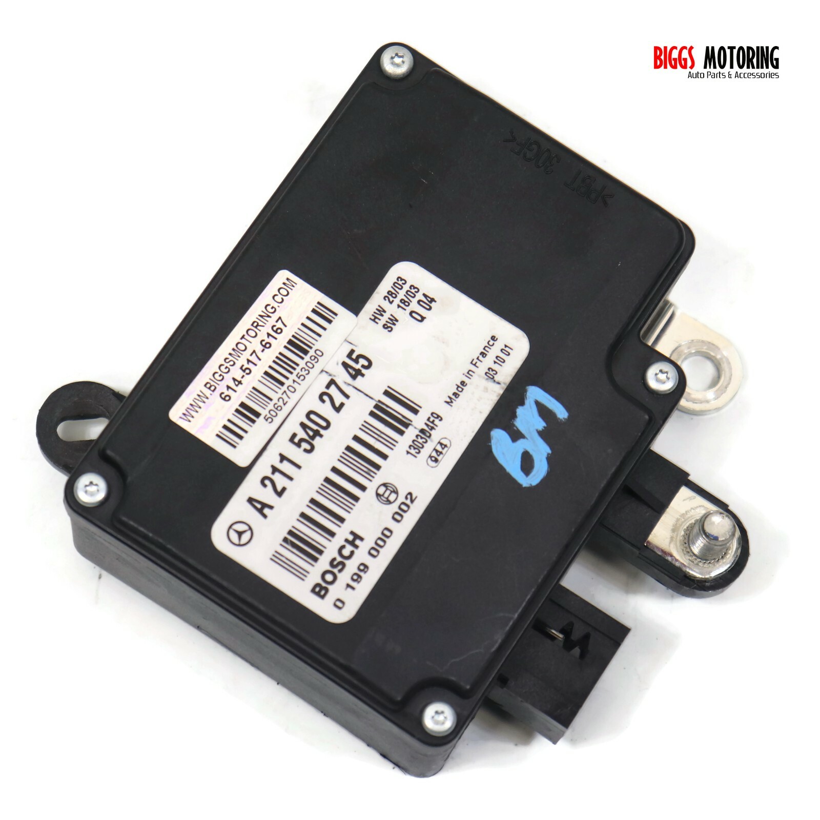 2003-2006 Mercedes Benz W211 E500 Trunk Battery Control Module A 211 ...