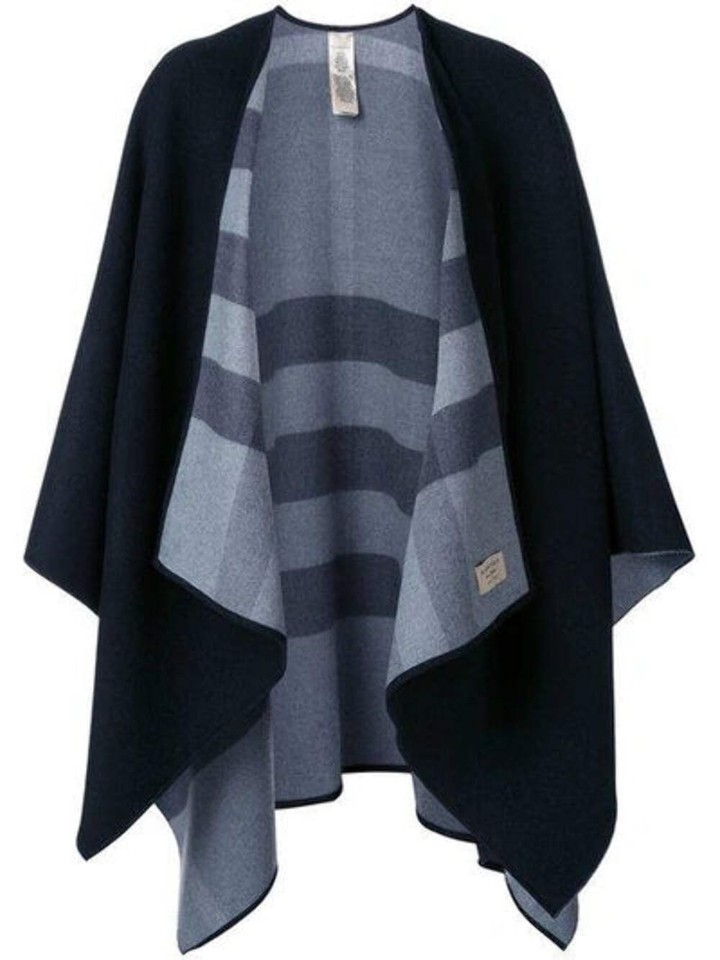 Burberry Reversible Wool Poncho Cape | eBay