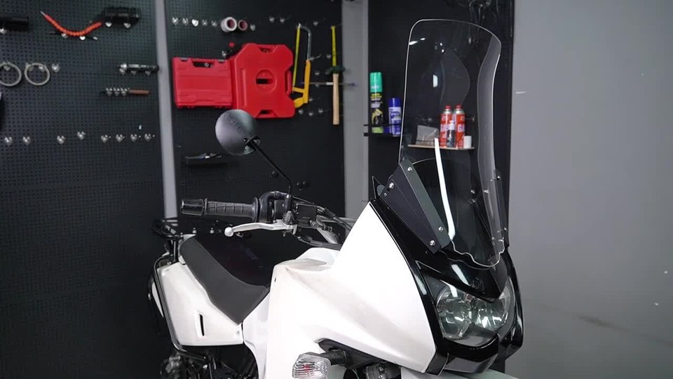 Fit For 2008-2018 Kawasaki KLR650 Height Adjust Lifter Windshield Rally ...