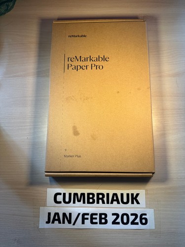 reMarkable Paper Pro Bundle with Marker Plus - New, Open Box | eBay UK
