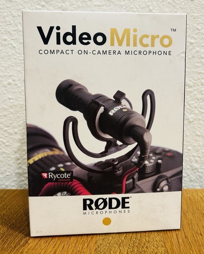 Rode VideoMicro Microphone with Rycote Lyre Shock Mount - Great for ...