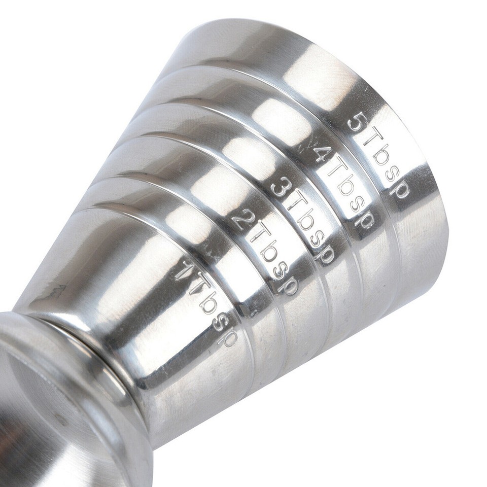 75ml Metal Measure Cup Drink Shot Ounce Jigger Bar Mixed Cocktail ...
