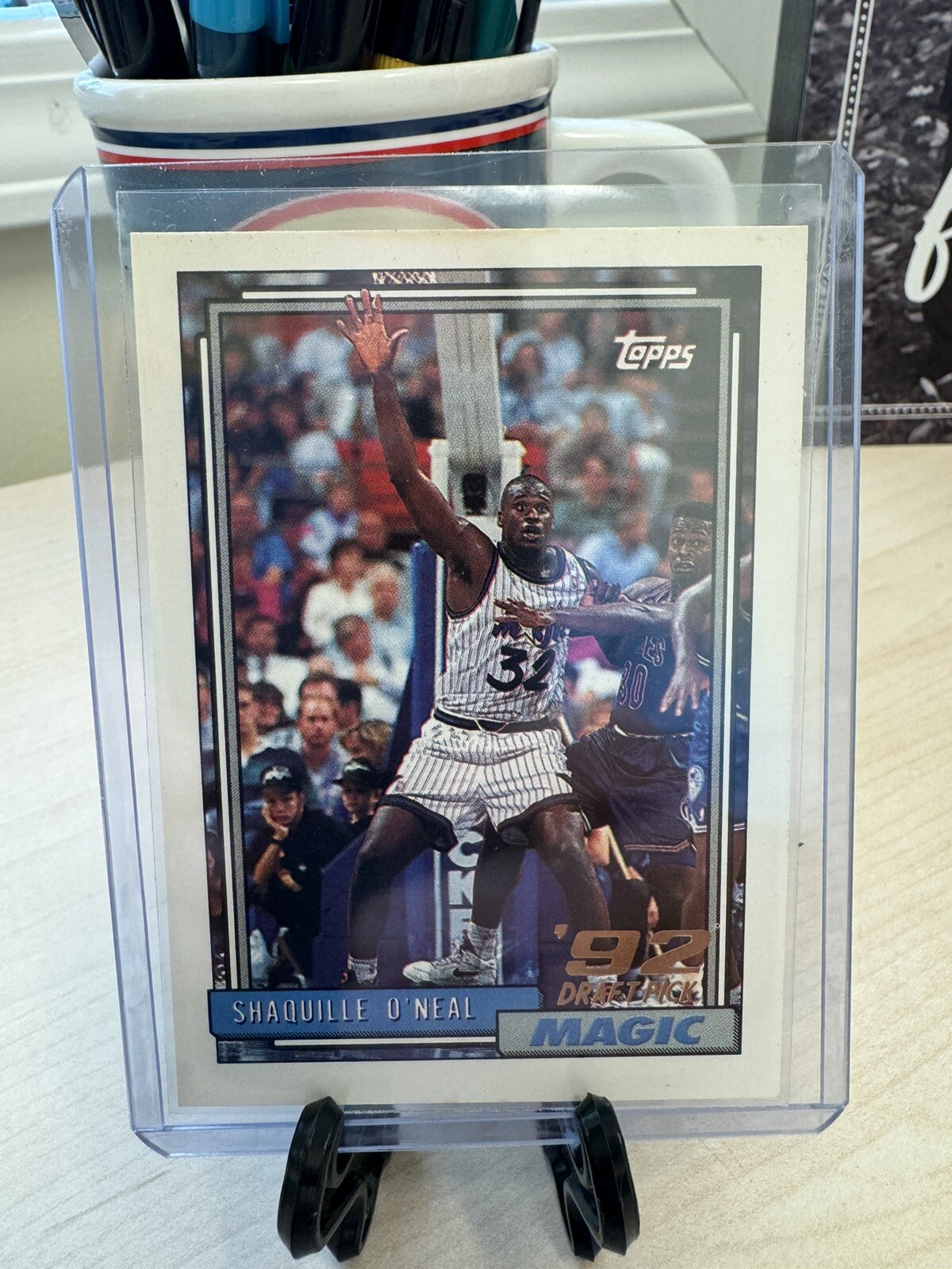 1992-93 Topps Shaquille Shaq O'Neal 92 Draft Pick # 362 Rookie Card RC ...